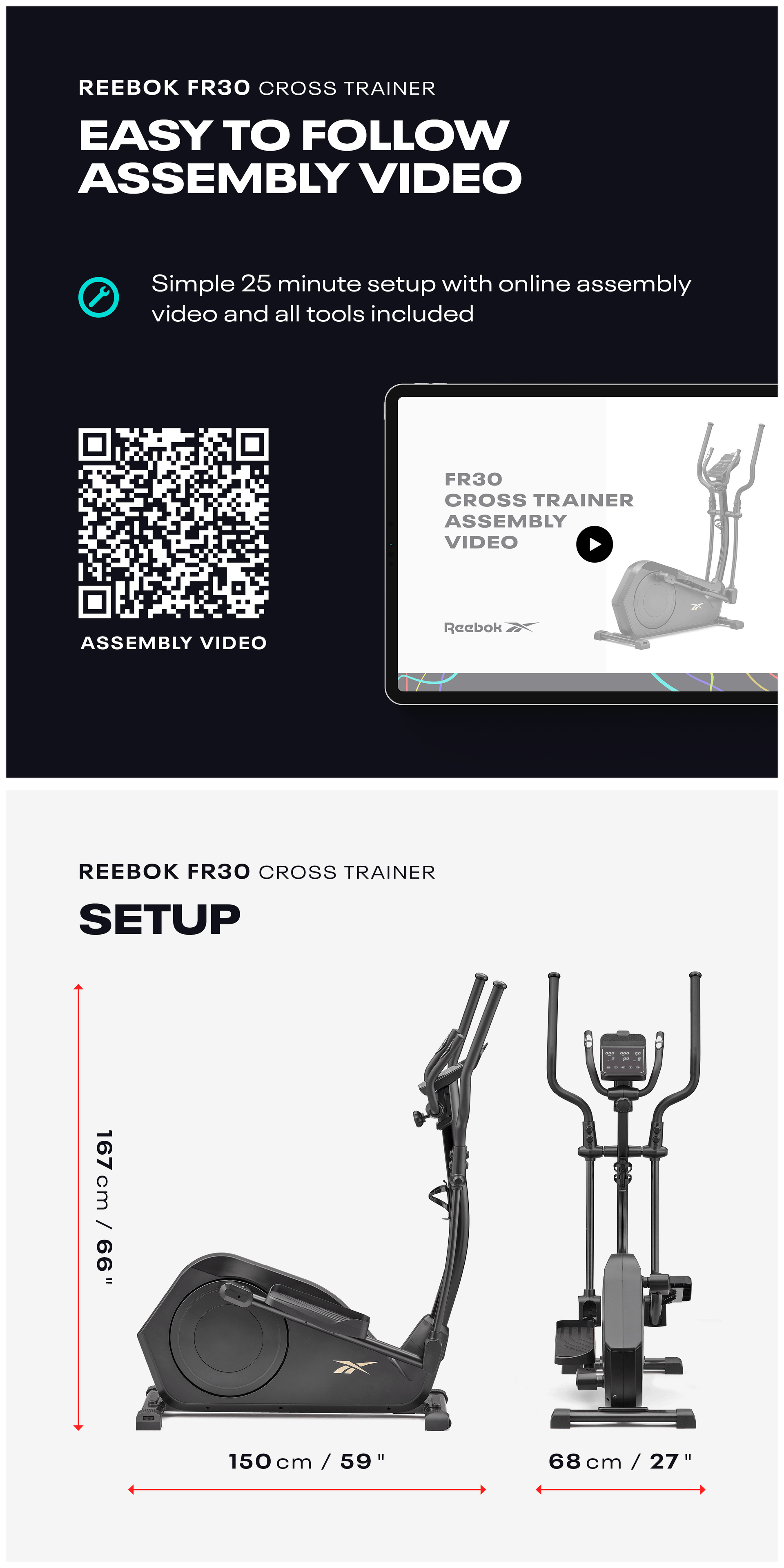 Reebok FR30 Elliptical Cross Trainer – Reebok US