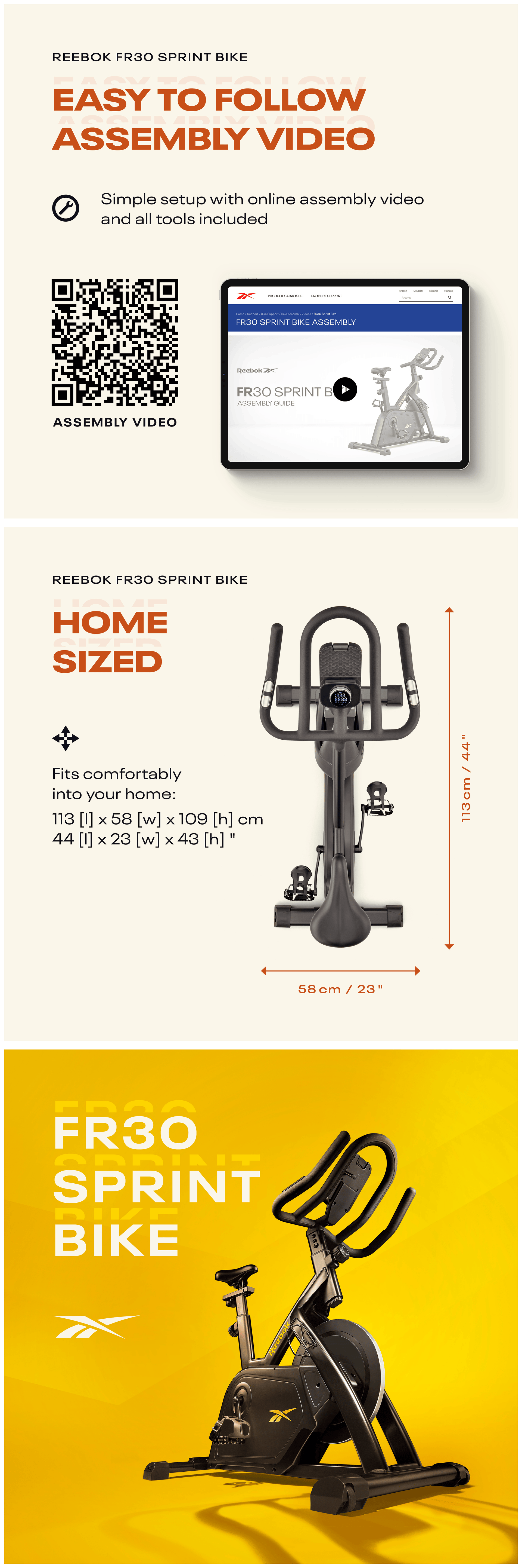 Reebok FR30 Sprint Bike – Reebok US
